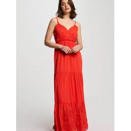 Morgan Kleid Damen Gr&ouml;&szlig;e 38 dunkelorange Winterkleid