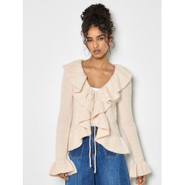Apricot Strickjacke Damen Gr&ouml;&szlig;e XXL creme