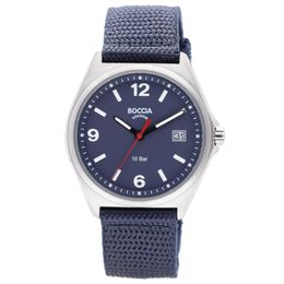 Boccia Herrenuhr Titan 10 bar Navyblau | Gr.: onesize