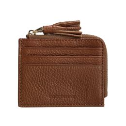 Coccinelle Tassel - Kreditkartenetui 6cc 10 cm (ribes) in cognac | Gr.: onesize