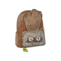 Marvel Universe Rucksack Groot Mode Rucksack Kunstleder Fanartikel Damen Tasche | Gr.: onesize
