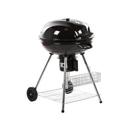 Beliani Holzkohlegrill MARAPI in Schwarz - (W) 59 x (H) 92 x (L) 58 cm | Gr.: onesize