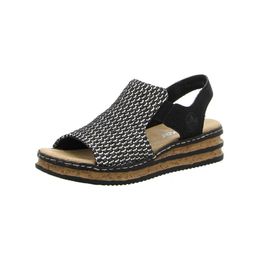 Rieker Sandalette in schwarz | Gr.: 40