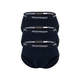Emporio Armani Slip 3er Pack in Blau | Gr.: M