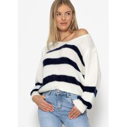 SASSYCLASSY Oversize Pullover in Offwhite | Gr.: L