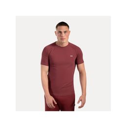 Smilodox T-Shirt Thilo in Bordeaux | Gr.: 3XL