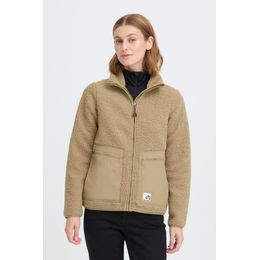 North Bend Pl&uuml;schjacke NBGalonne W Teddy Jacket in Braun | Gr.: 42