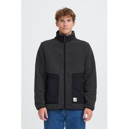 North Bend Plüschjacke NBGalonne M Teddy Jacket in Grau | Gr.: L