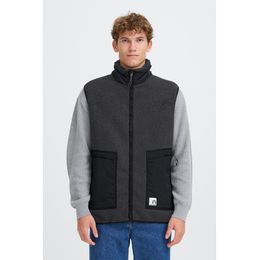 North Bend Funktionsweste NBGalan M Teddy Vest in Grau | Gr.: 3XL