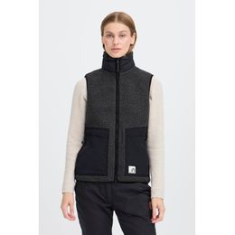 North Bend Funktionsweste NBGalan W Teddy Vest in Grau | Gr.: 38