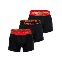 Nike Boxershort 3er Pack in Schwarz/Rot/Gold | Gr.: L