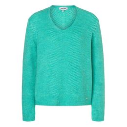 More & More More & More kuscheliger Rippstrickpullover in iced mintgreen | Gr.: 40