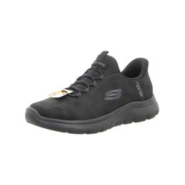 Skechers Sportlicher Slipper in schwarz | Gr.: 45