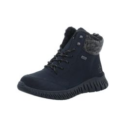 Rieker Schnürstiefelette in blau | Gr.: 37
