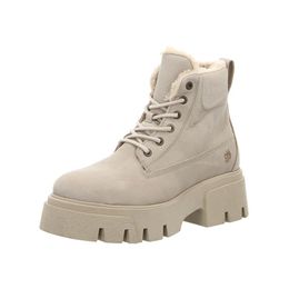 Apple of Eden Schn&uuml;rstiefelette in beige | Gr.: 39