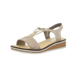 Rieker Keilsandalette in beige | Gr.: 37