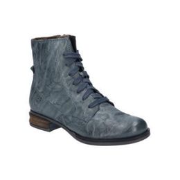 Josef Seibel Schnürstiefelette in blau | Gr.: 38