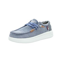 Fusion Sportlicher Schn&uuml;rschuh in blau | Gr.: 41