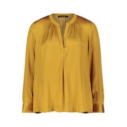 Betty Barclay Satin-Bluse langarm in gold | Gr.: 38