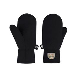 Normani Outdoor Sports Kinder Merino F&auml;ustlinge W&auml;ldi in Schwarz | Gr.: 7-9-jahre