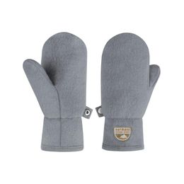 Normani Outdoor Sports Kinder Merino F&auml;ustlinge W&auml;ldi in Grau | Gr.: 3-4-jahre
