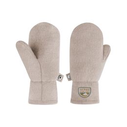 Normani Outdoor Sports Kinder Merino Fäustlinge Wäldi in Beige | Gr.: 1-3 Jahre