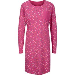 w&auml;schepur Damen Sleepshirts fuchsia-bedruckt + fuchsia Gr&ouml;&szlig;e 44/46