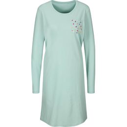 w&auml;schepur Damen Sleepshirts kalkmint-bedruckt + kalkmint Gr&ouml;&szlig;e 36/38