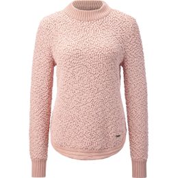 CR&Eacute;ATION L Damen Pullover mit Stehkragen puder Gr&ouml;&szlig;e 38