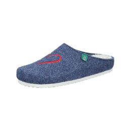 DR. BRINKMANN Klassische Hausschuhe in blau | Gr.: 42