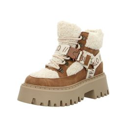 Buffalo Schn&uuml;rstiefelette in beige | Gr.: 40