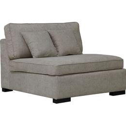 Sofa-Mittelelement Home Affaire "Skara", beige (dunkelbeige), B:90cm H:86cm T:100cm, Polsterelemente, Modul zum eigenen Zusammenstellen, in vielen Bezugsqualit&auml;ten