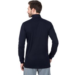 Rollkragenshirt TRIGEMA "TRIGEMA Langarm Ski- und Sport-Rollkragenpullover", Herren, Gr. L, blau (navy), 100% Baumwolle (Bio-Baumwolle kbA), Basic, Shirts