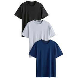 next T-Shirt Herren Gr&ouml;&szlig;e 4XL blau / hellblau / schwarz