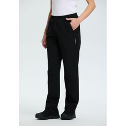 Outdoorhose Icepeak "Icepeak Hose Velten", Damen, Gr. 46, EURO-Größen, schwarz, 100% Polyester, Hosen