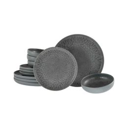 Creatable Kombiservice schwarz Steinzeug/Steingut Maße (cm): B: 40 H: 36,5 » Höffner