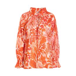 Dea Kudibal Bluse 'Cassisadea' Damen Gr&ouml;&szlig;e L orange / wei&szlig;