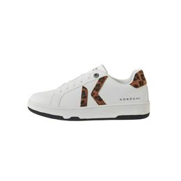 KOROSHI Sneaker Damen Gr&ouml;&szlig;e 39 braun / wei&szlig;