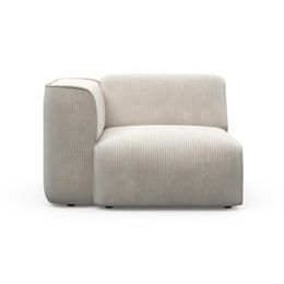 RAUM.ID Sessel »Sofa-Eckelement, Maße B/T/H: 109/97/46 cm« als Modul oder separat verwendbar, für individuelle Zusammenstellung creme