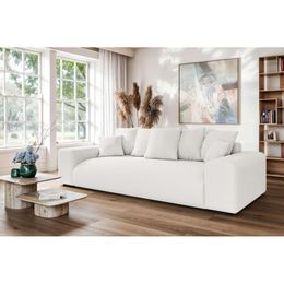 Home Affaire Big-Sofa »LAKESIDE 3-Sitzer Schlafsofa mit Bettkasten, Breite 256, 5 cm« Liegefläche 168, 5x195 cm, hoher Sitzkomfort, Maße B/T/H:...