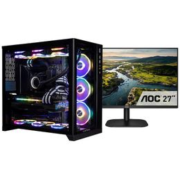 Captiva Gaming-PC-Komplettsystem »Highend Gaming R75-526 TFT Bundle« 27 ′′ AMD Ryzen 7 GeForce RTX 3070 32 GB RAM 1.000 GB SSD schwarz TFT Philips...
