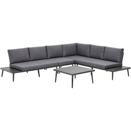 Konifera Gartenlounge-Set »Denver« Set, 2x 2er Sofa mit Ablae, 1x Ecke, 1x Sessel, 1x Tisch 85x85x39, 5cm, 14 Stk. tlg. Aluminium, inkl. Auflagen,...