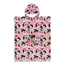 Roxy Badeponcho &raquo;Rg Stay Magical&laquo; Anthracite The Moves Floral 100 % Baumwolle Einheitsgr&ouml;&szlig;e