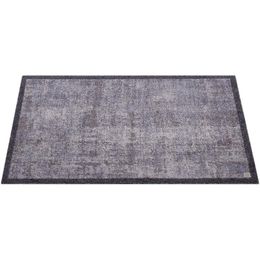 barbara becker Fu&szlig;matte &raquo;Protect, Made in Belgium&laquo; rechteckig 8 mm H&ouml;he Schmutzfangmatte, antibakterielle Eigenschaften, waschbar taupe/grau...