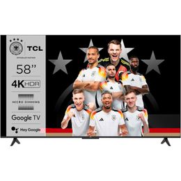 TCL LED-Fernseher »58V6BX1« 146 cm/58 ′′ Smart-TV titan-anthrazit Micro Dimming analysiert das Fernsehbild in Tausenden von separaten Zonen, um die...