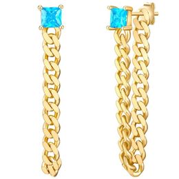 Glanzst&uuml;cke M&uuml;nchen GLANZST&Uuml;CKE M&Uuml;NCHEN Paar Ohrh&auml;nger &raquo;Set: GSM1973&laquo; aus Sterling Silber gelbgold + blau 34,1 Ohrh&auml;nger f&uuml;r Damen