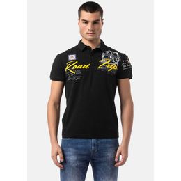 Cipo & Baxx CIPO & BAXX Poloshirt BLACK S S Poloshirt von Cipo & Baxx