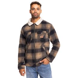 Quiksilver Arbeitsjacke »Tolala« Tannin Deck Plaid L L Umweltfreundliches Material: Stoff aus...