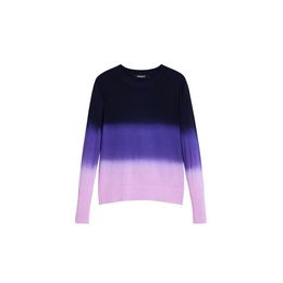 Desigual Pullover Damen Gr&ouml;&szlig;e L lila / pastellpink / schwarz