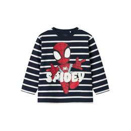name it Shirt 'NMMJOSUE SPIDER' Jungen Gr&ouml;&szlig;e 104 navy / hellblau / rot / wei&szlig;